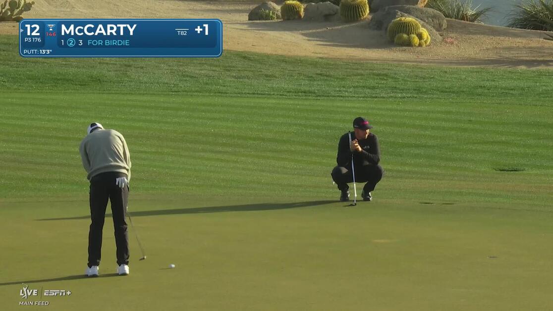 Matt McCarty | Round 2 | 12th hole | Shot 3 | 2025 WM Phoenix Open