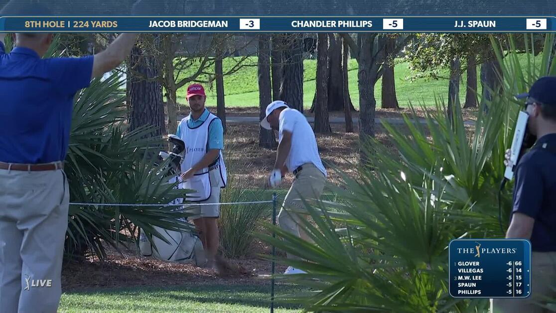 Chandler Phillips | Round 1 | 8th hole | Shot 3 | 2025 THE PLAYERS