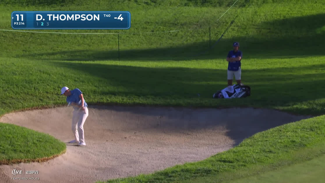 Davis Thompson | Round 4 | 11th hole | Shot 2 | 2026 Farmers