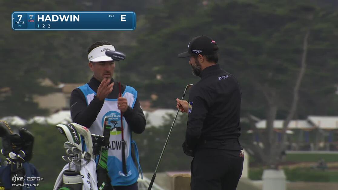 Adam Hadwin | Round 2 | 7th hole | Shot 1 | 2025 AT&T Pebble Beach