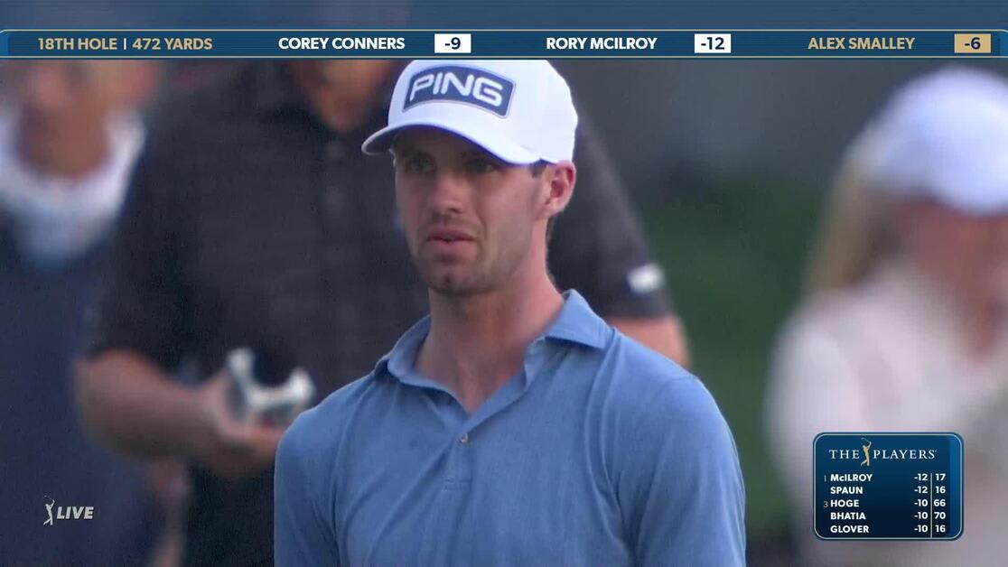 Alex Smalley | Round 4 | 18th hole | Shot 2 | 2025 THE PLAYERS