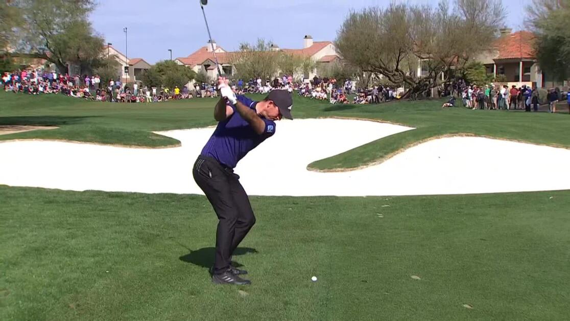 Nick Taylor | 2023 WM Phoenix Open | Round 4 | 1st hole | Shot 2
