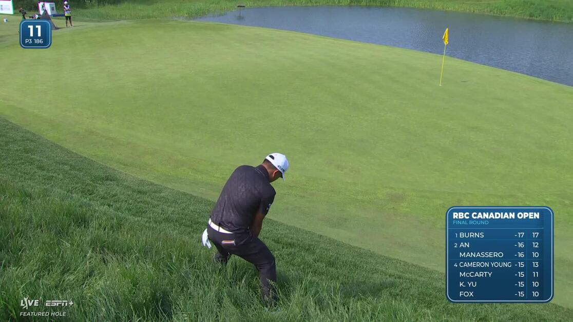 Kevin Yu | Round 4 | 11th hole | Shot 2 | 2025 RBC Canadian