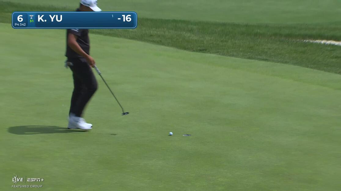 Kevin Yu | Round 4 | 6th hole | Shot 3 | 2025 RBC Canadian