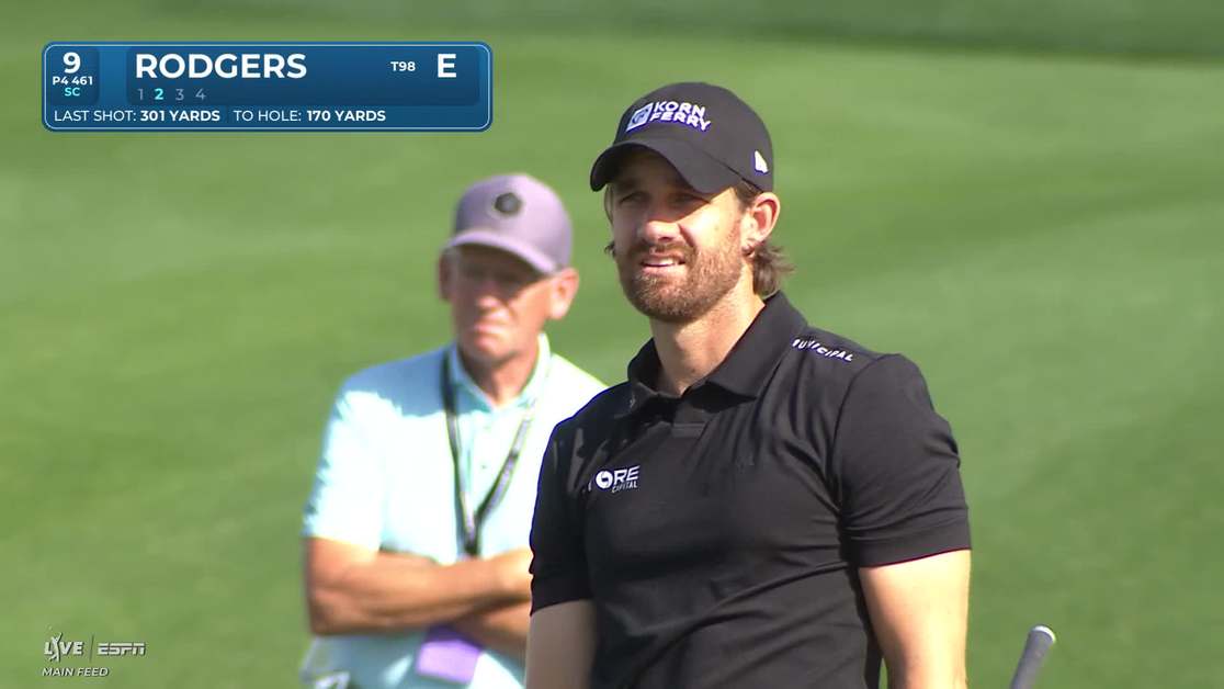 Patrick Rodgers | Round 1 | 9th hole | Shot 2 | 2026 The American Express