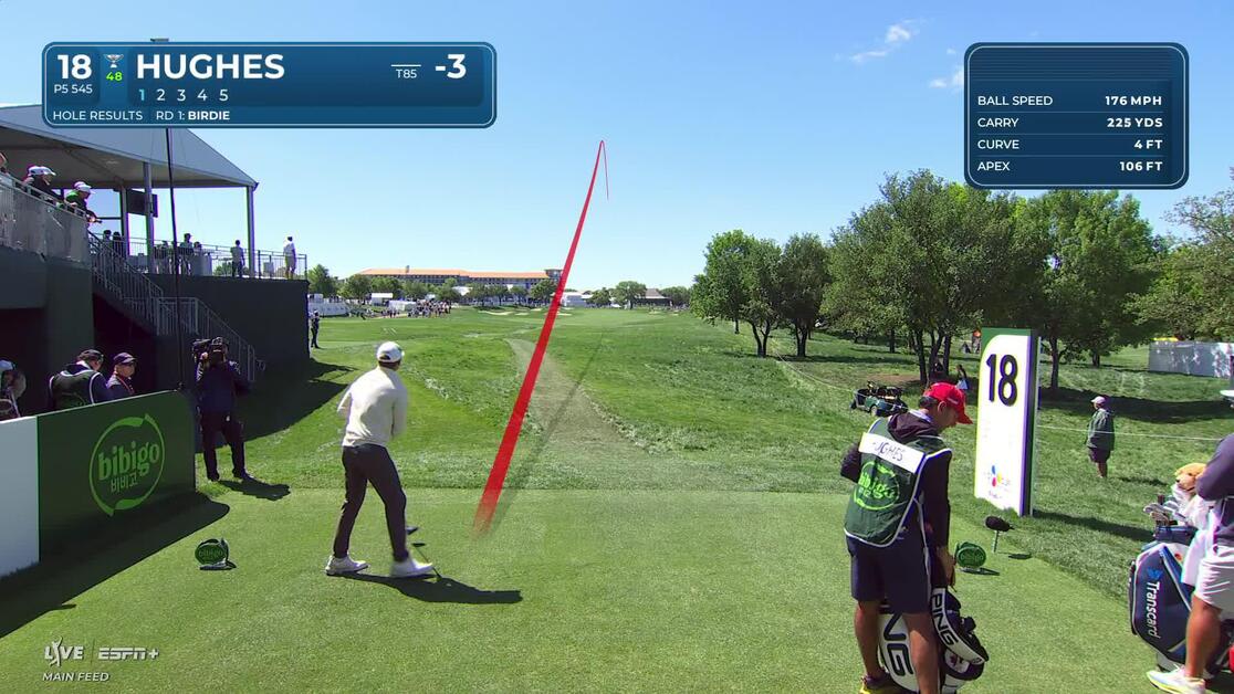 Mackenzie Hughes | Round 2 | 18th hole | Shot 1 | 2025 THE CJ CUP