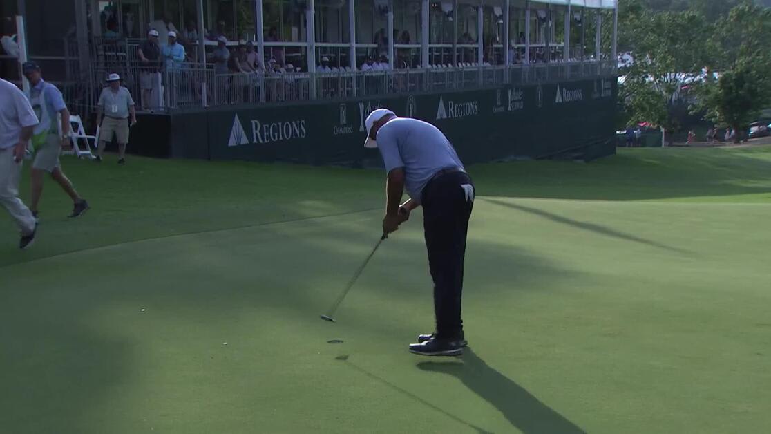 Ángel Cabrera | Round 4 | 10th hole | Shot 3 | 2025 Tradition
