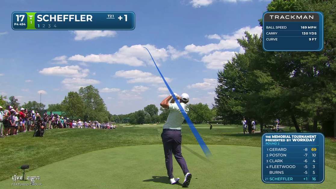 Scottie Scheffler | Round 2 | 17th hole | Shot 1 | 2026 the Memorial