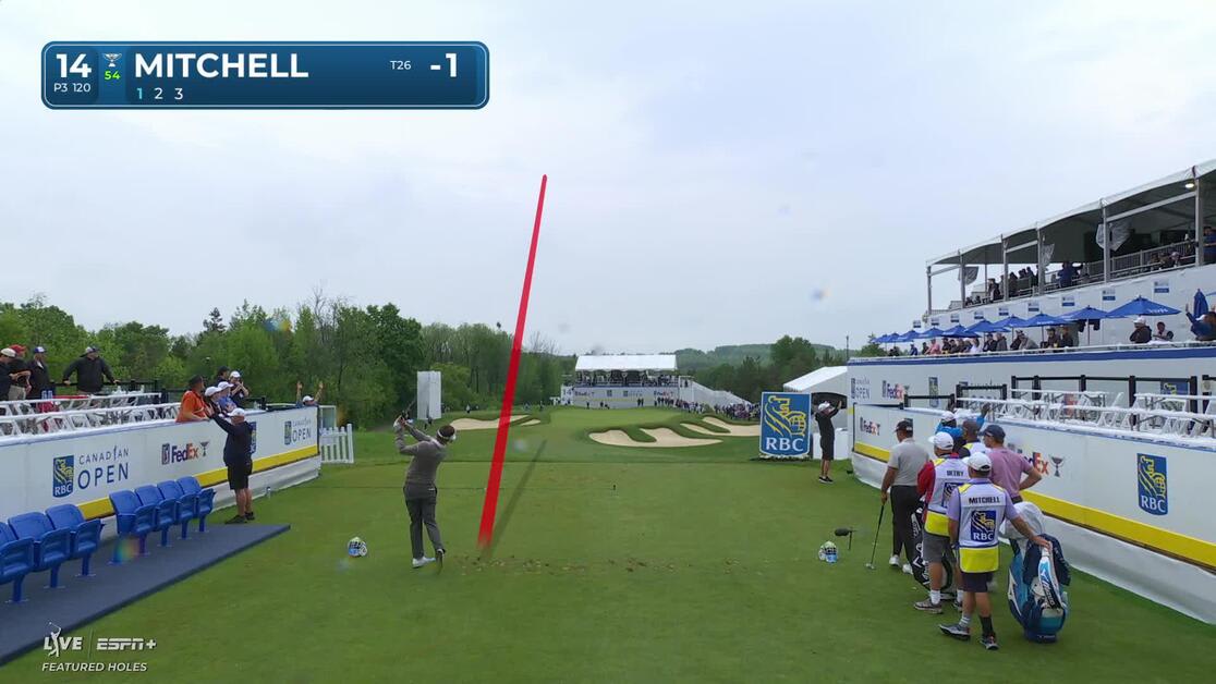 Keith Mitchell | Round 1 | 14th hole | Shot 1 | 2025 RBC Canadian