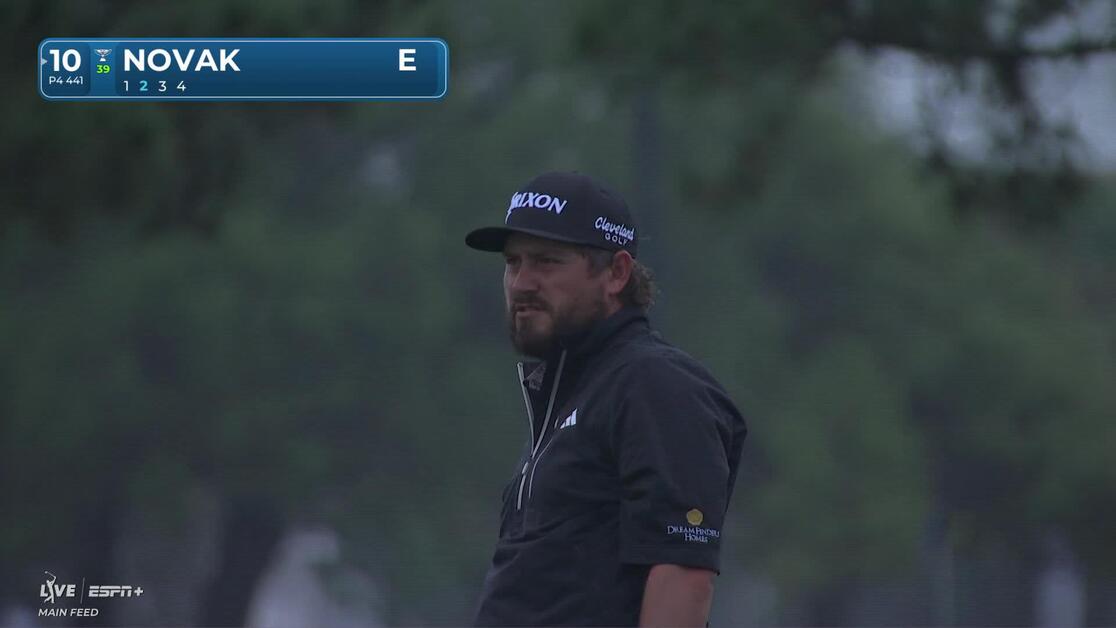 Andrew Novak | Round 1 | 10th hole | Shot 2 | 2025 Houston Open