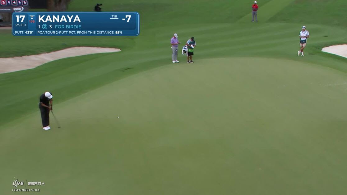 Takumi Kanaya | Round 2 | 17th hole | Shot 2 | 2025 Mexico Open