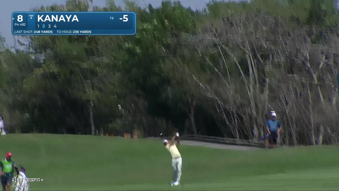 Takumi Kanaya | Round 1 | 8th hole | Shot 2 | 2025 Mexico Open