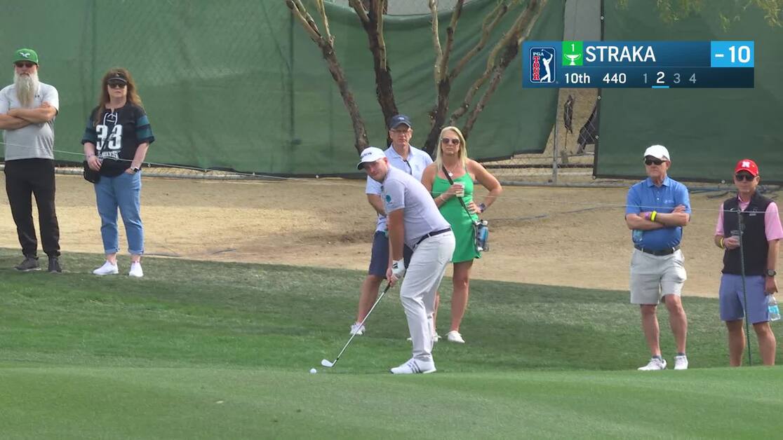 Sepp Straka | Round 4 | 1st hole | Shot 2 | 2025 WM Phoenix Open