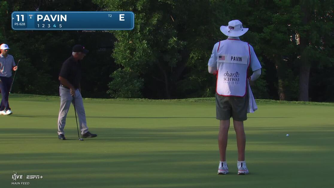 Corey Pavin | Round 1 | 11th hole | Shot 5 | 2025 Charles Schwab