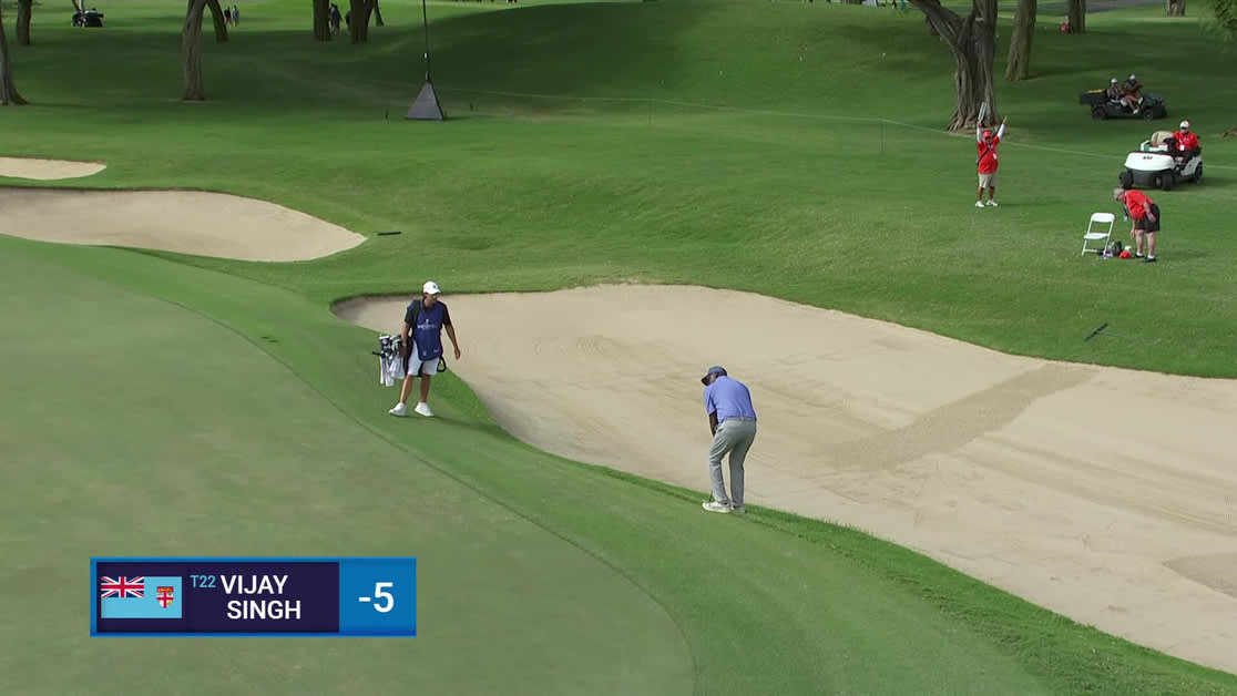 Vijay Singh | Round 4 | 4th hole | Shot 2 | 2026 Sony Open