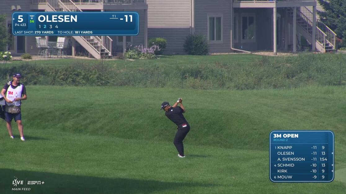 Thorbjørn Olesen | Round 2 | 5th hole | Shot 2 | 2025 3M Open