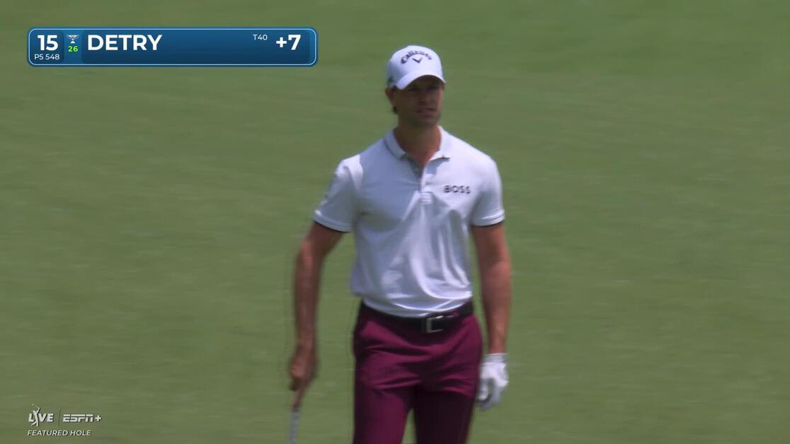 Thomas Detry | Round 4 | 15th hole | Shot 3 | 2025 the Memorial