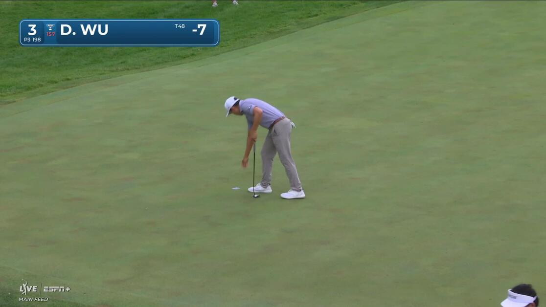 Dylan Wu | Round 4 | 3rd hole | Shot 3 | 2025 John Deere