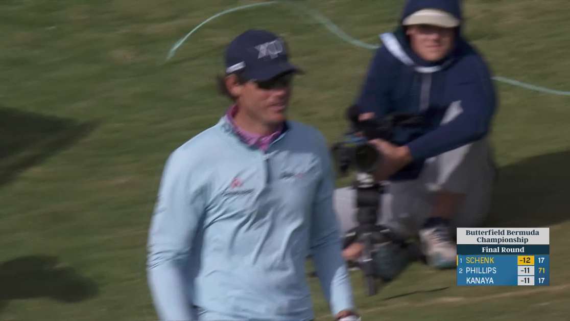 Adam Schenk | Round 4 | 18th hole | Shot 3 | 2025 Butterfield Bermuda