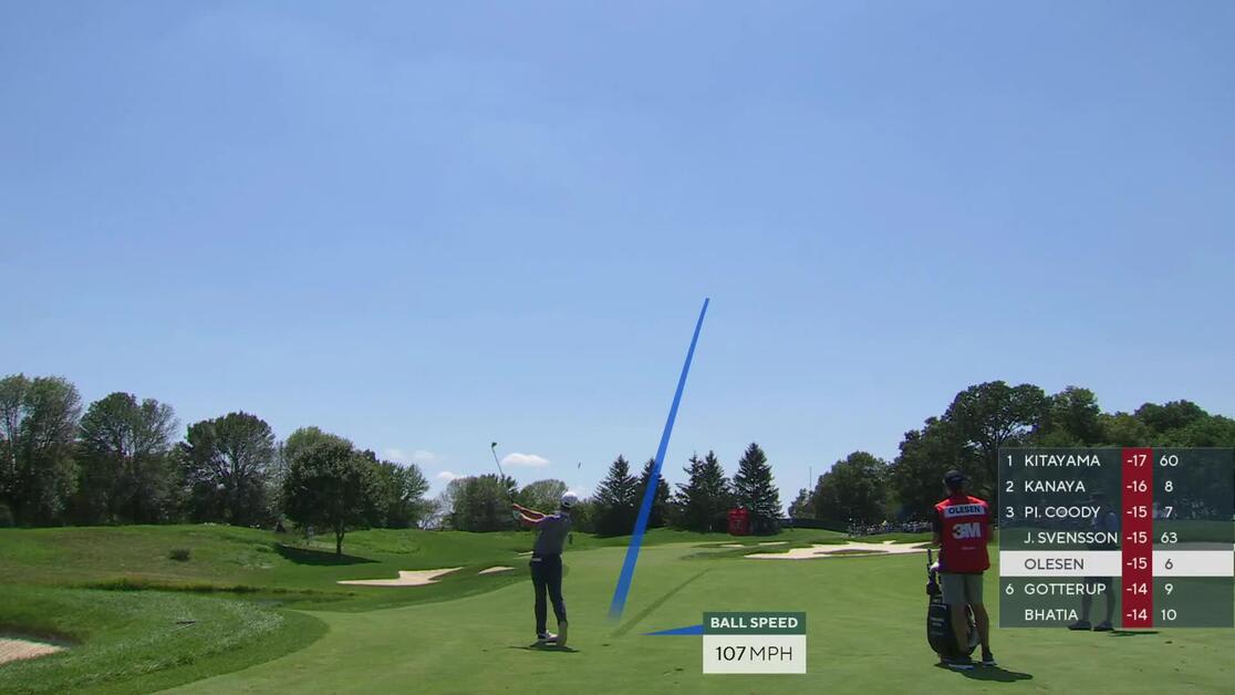 Thorbjørn Olesen | Round 3 | 7th hole | Shot 2 | 2025 3M Open