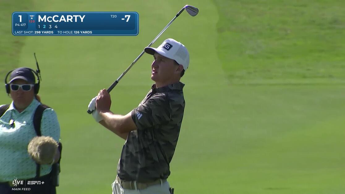 Matt McCarty | Round 3 | 1st hole | Shot 2 | 2025 Mexico Open