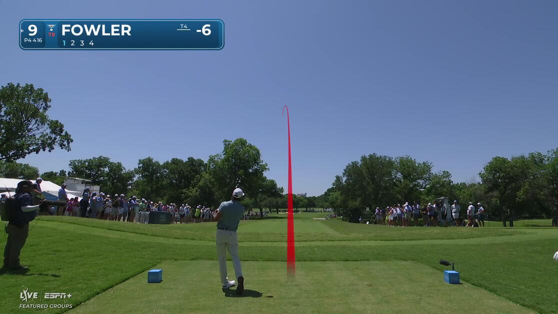 Rickie Fowler | Round 2 | 9th hole | Shot 1 | 2025 Charles Schwab