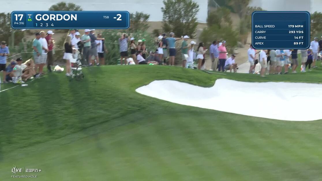 Will Gordon | Round 2 | 4th hole | Shot 3 | 2025 WM Phoenix Open