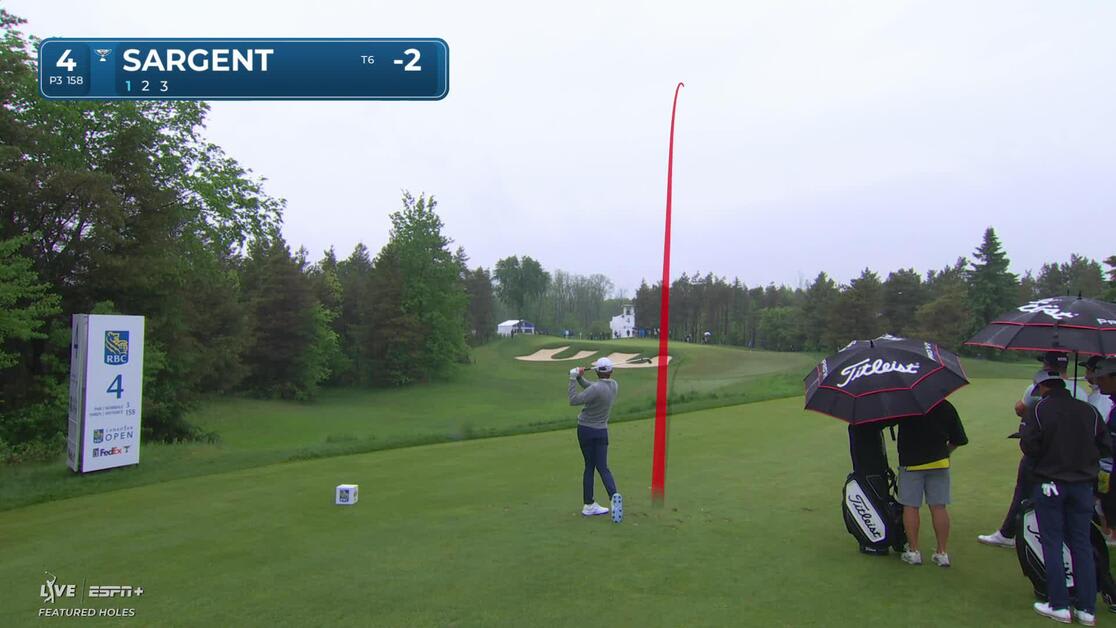 Gordon Sargent | Round 1 | 4th hole | Shot 1 | 2025 RBC Canadian