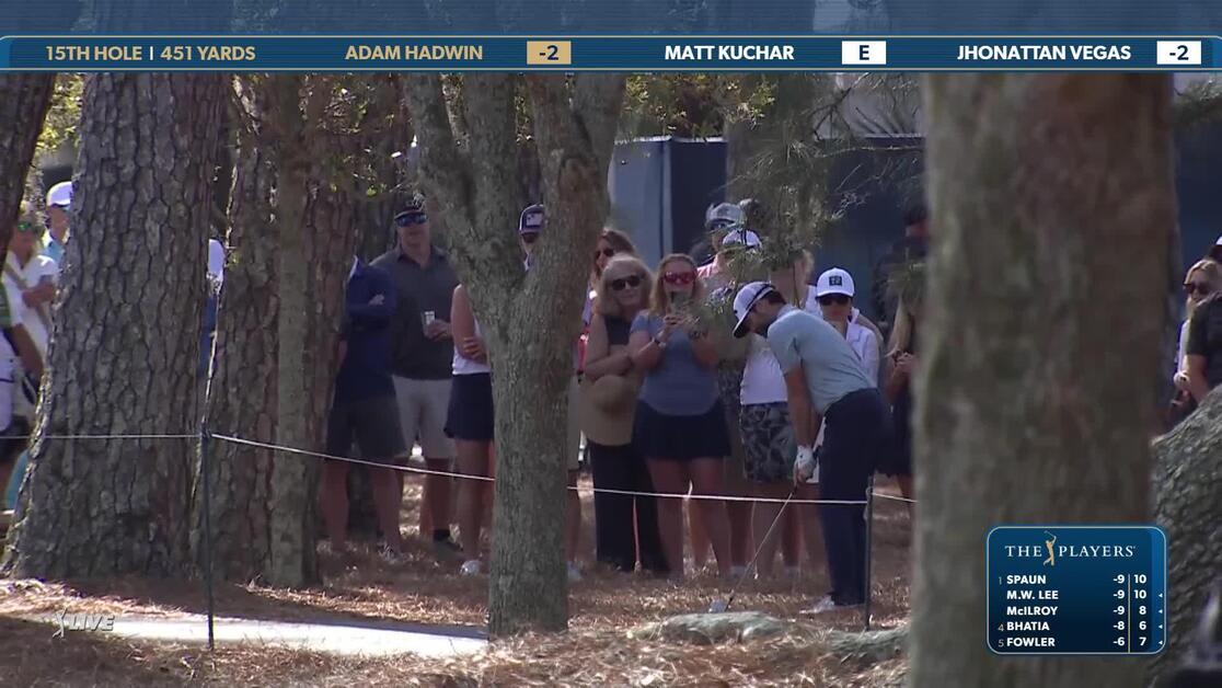 Adam Hadwin | Round 2 | 15th hole | Shot 2 | 2025 THE PLAYERS
