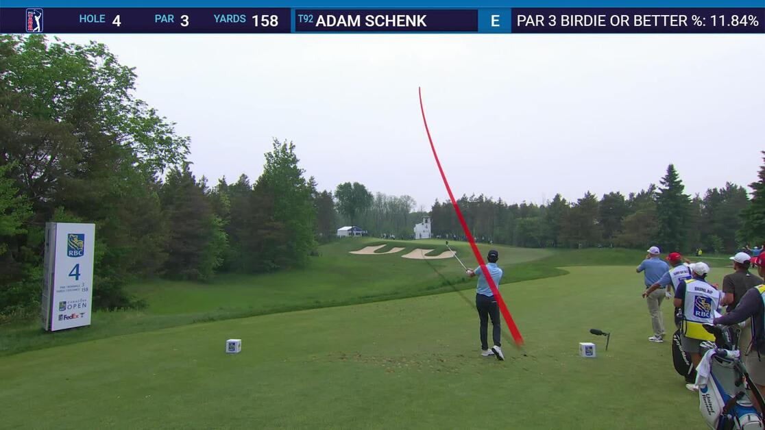 Adam Schenk | Round 1 | 4th hole | Shot 1 | 2025 RBC Canadian