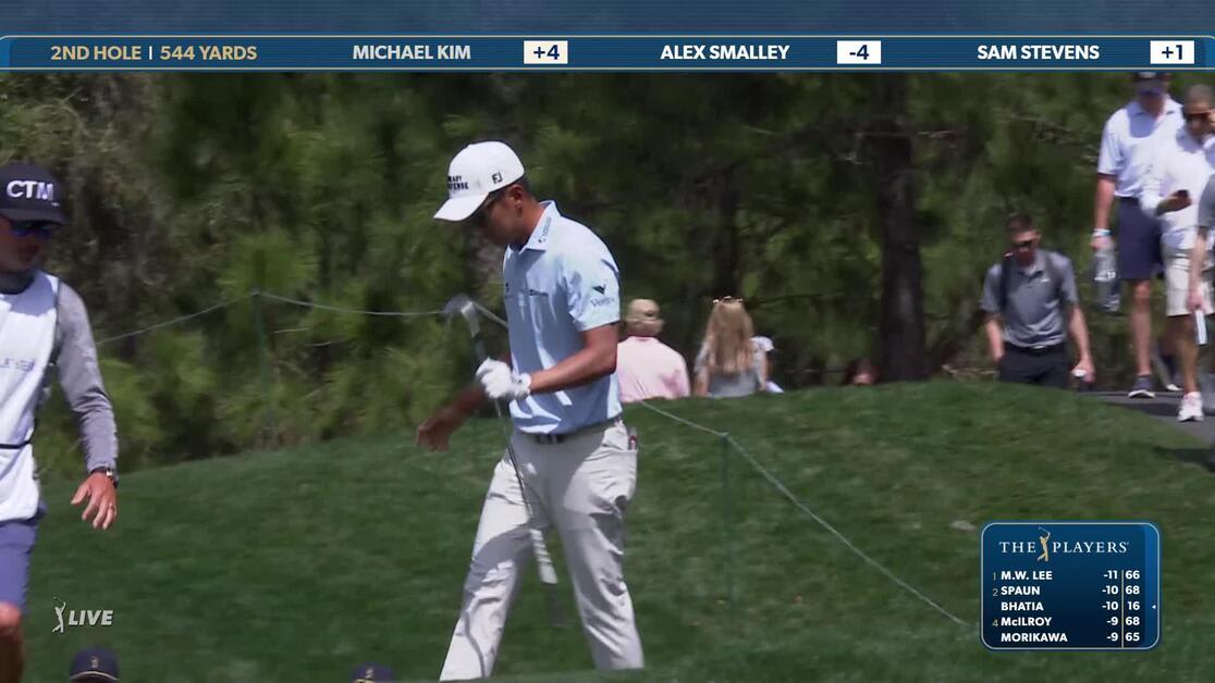 Michael Kim | Round 2 | 2nd hole | Shot 3 | 2025 THE PLAYERS