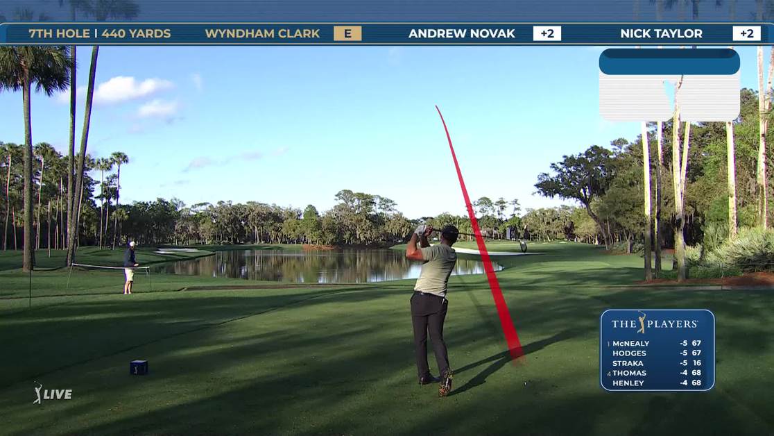 Wyndham Clark | Round 1 | 7th hole | Shot 1 | 2026 THE PLAYERS