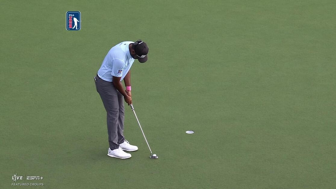 Sahith Theegala | Round 1 | 17th hole | Shot 3 | 2025 Sentry