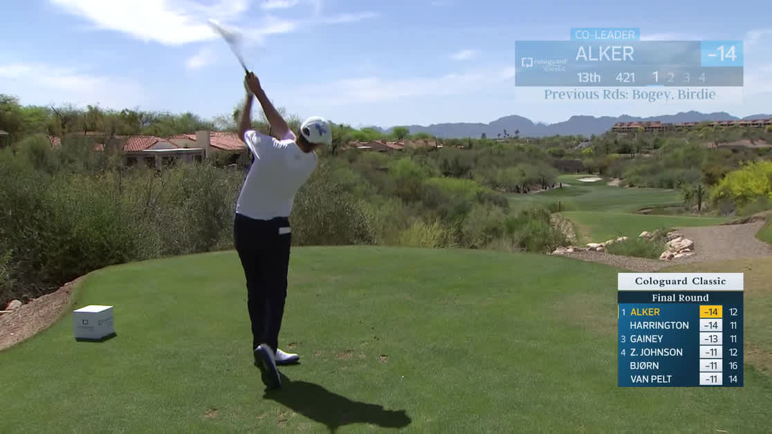 Steven Alker | Round 3 | 13th hole | Shot 1 | 2026 Cologuard