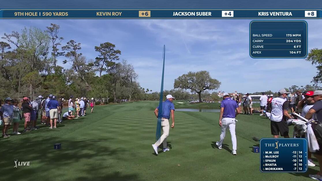 Kevin Roy | Round 2 | 9th hole | Shot 1 | 2025 THE PLAYERS