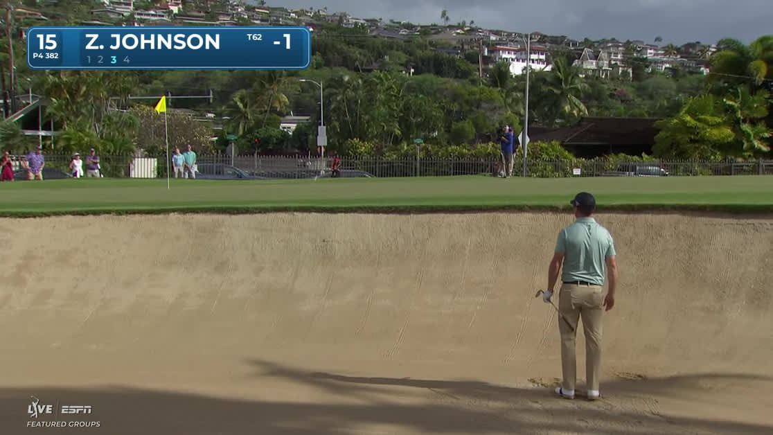 Zach Johnson | Round 4 | 15th hole | Shot 3 | 2026 Sony Open