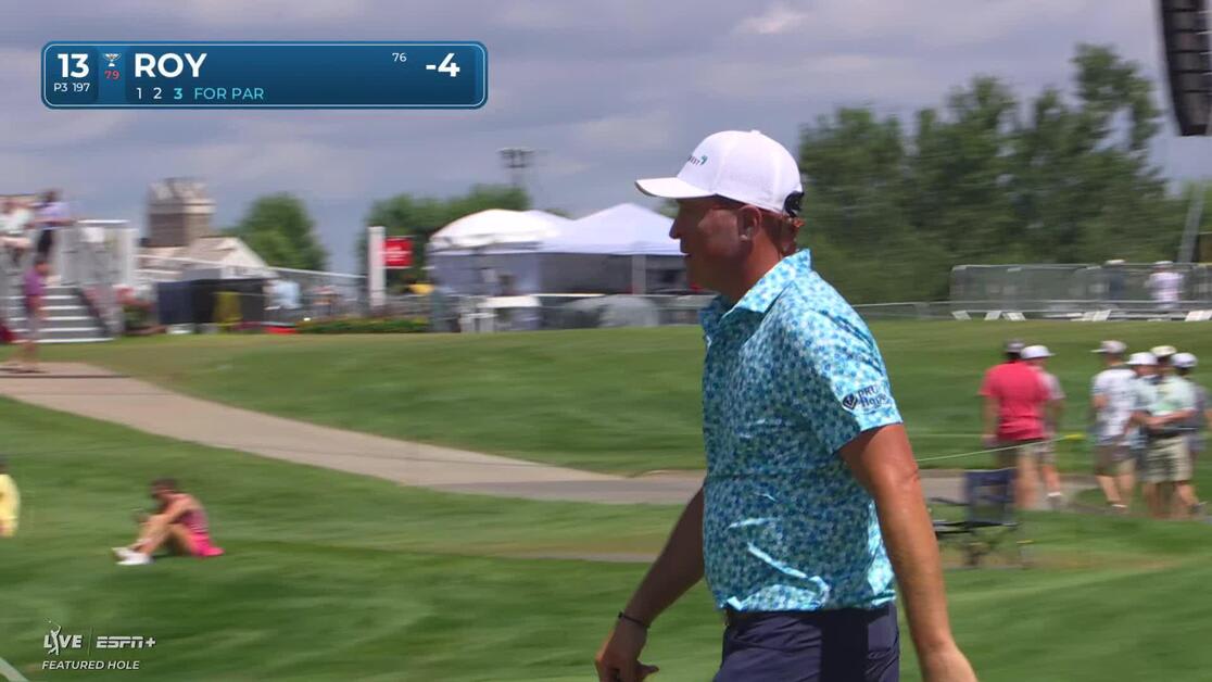 Kevin Roy | Round 3 | 13th hole | Shot 4 | 2025 3M Open