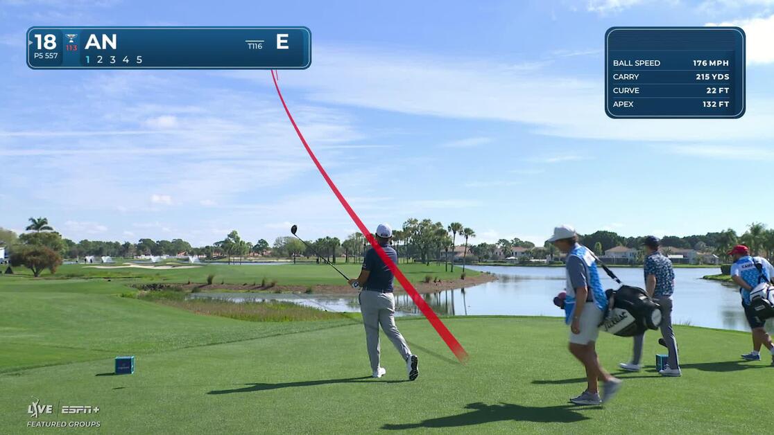 Byeong Hun An | Round 2 | 18th hole | Shot 1 | 2025 Cognizant Classic