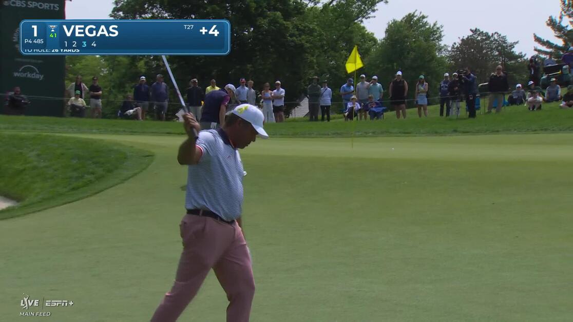 Jhonattan Vegas | Round 4 | 1st hole | Shot 3 | 2025 the Memorial