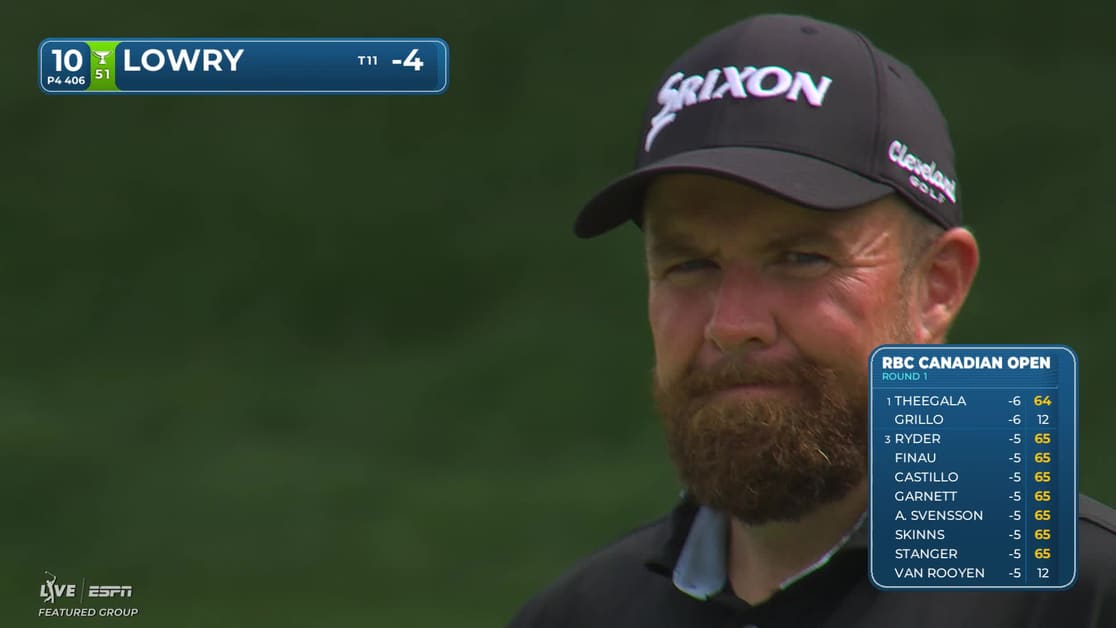 Shane Lowry | Round 1 | 10th hole | Shot 4 | 2026 RBC Canadian