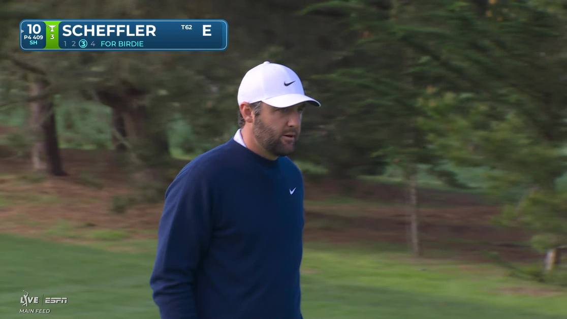 Scottie Scheffler | Round 2 | 10th hole | Shot 3 | 2026 AT&T Pebble Beach
