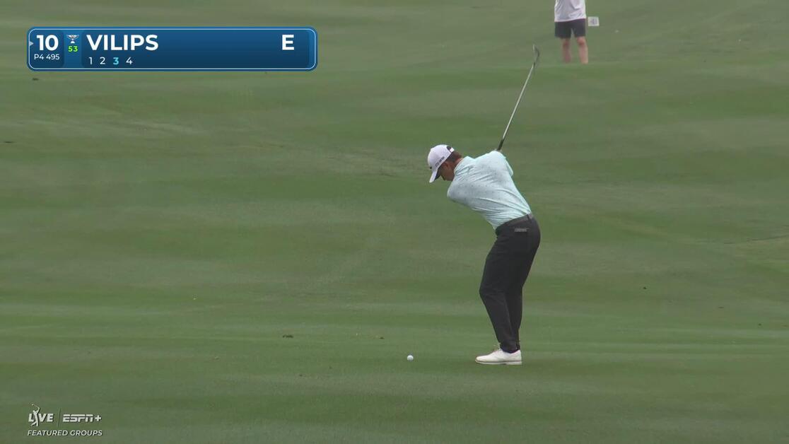 Karl Vilips | Round 1 | 10th hole | Shot 3 | 2025 THE CJ CUP