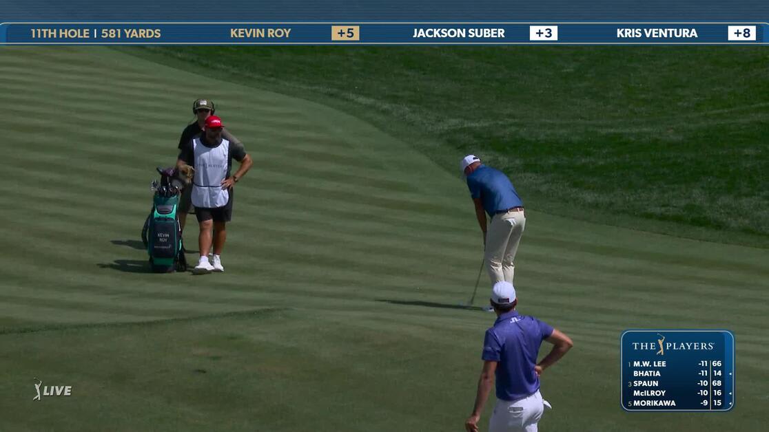 Kevin Roy | Round 2 | 11th hole | Shot 3 | 2025 THE PLAYERS