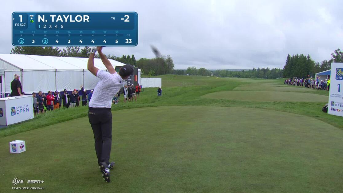Nick Taylor | Round 1 | 1st hole | Shot 1 | 2025 RBC Canadian