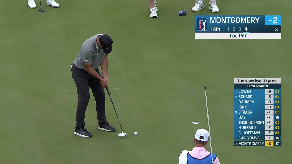 Taylor Montgomery | Round 1 | 18th hole | Shot 4 | 2025 The American ...