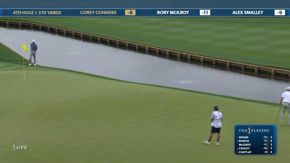 Corey Conners | Round 4 | 4th hole | Shot 3 | 2025 THE PLAYERS