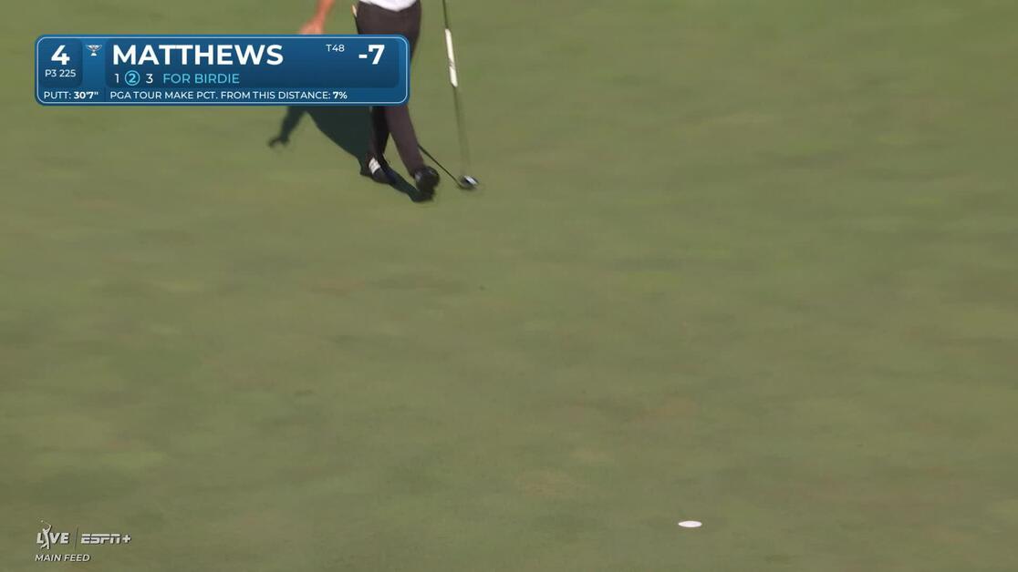 Brandon Matthews | Round 4 | 4th hole | Shot 2 | 2025 THE CJ CUP