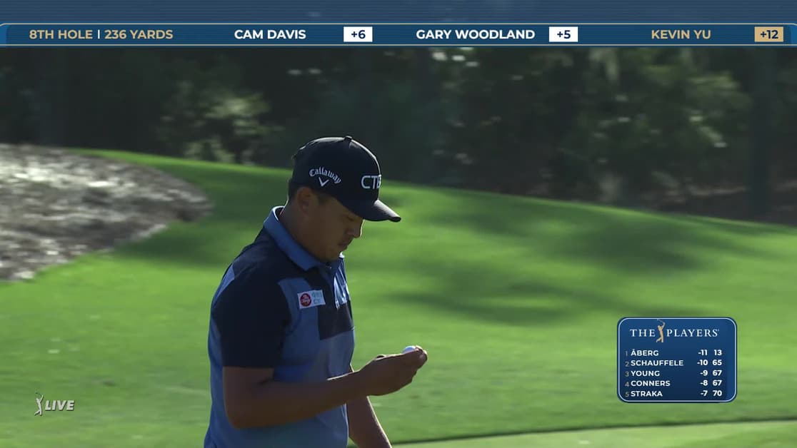 Kevin Yu | Round 2 | 8th hole | Shot 5 | 2026 THE PLAYERS