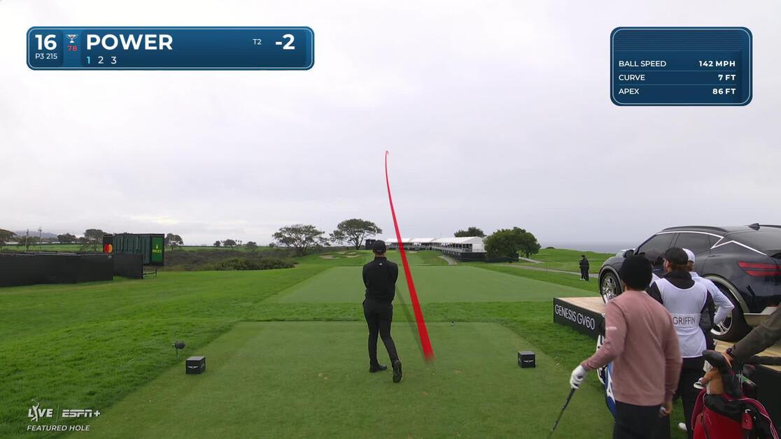 Seamus Power | Round 1 | 16th hole | Shot 1 | 2025 Genesis