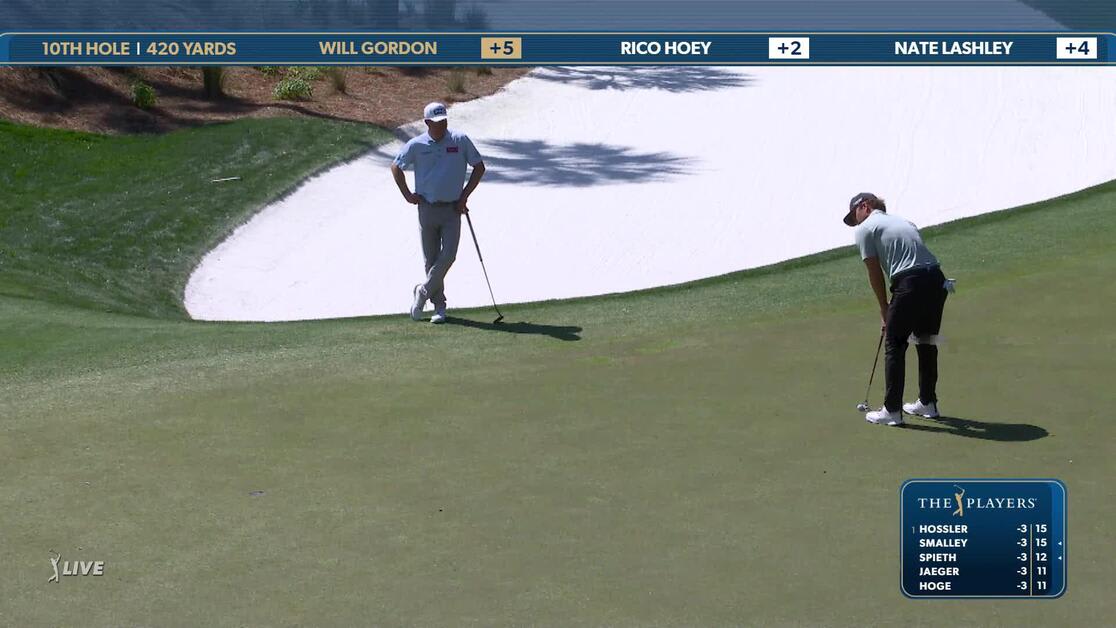 Will Gordon | Round 1 | 10th hole | Shot 3 | 2025 THE PLAYERS